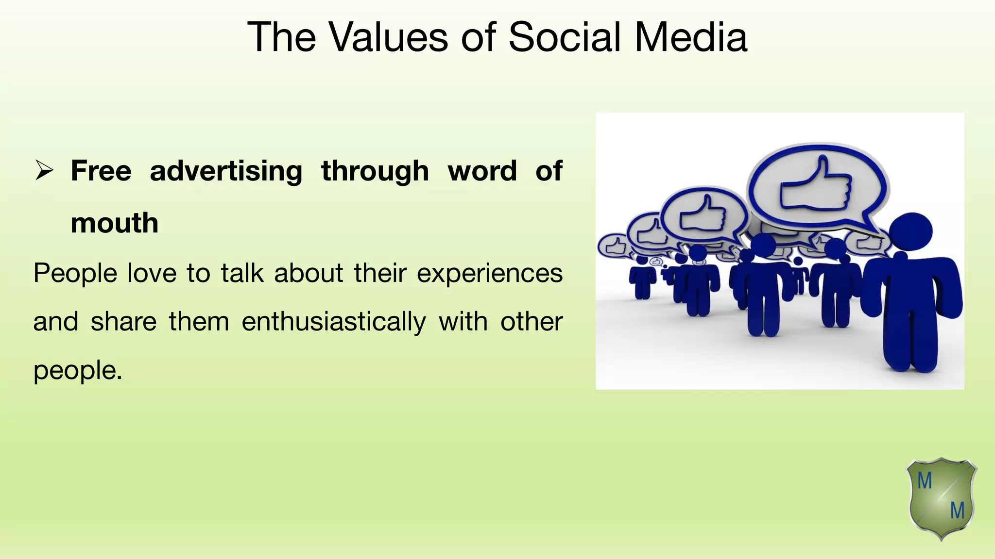 The Values of Social Media | PPT | Free Download