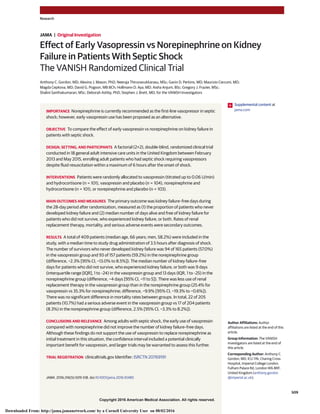 The vanish rabdomized clinical trial jama 2016 (1) | PDF