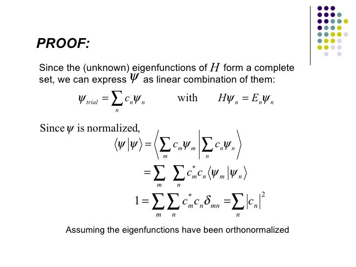 The Variational Method