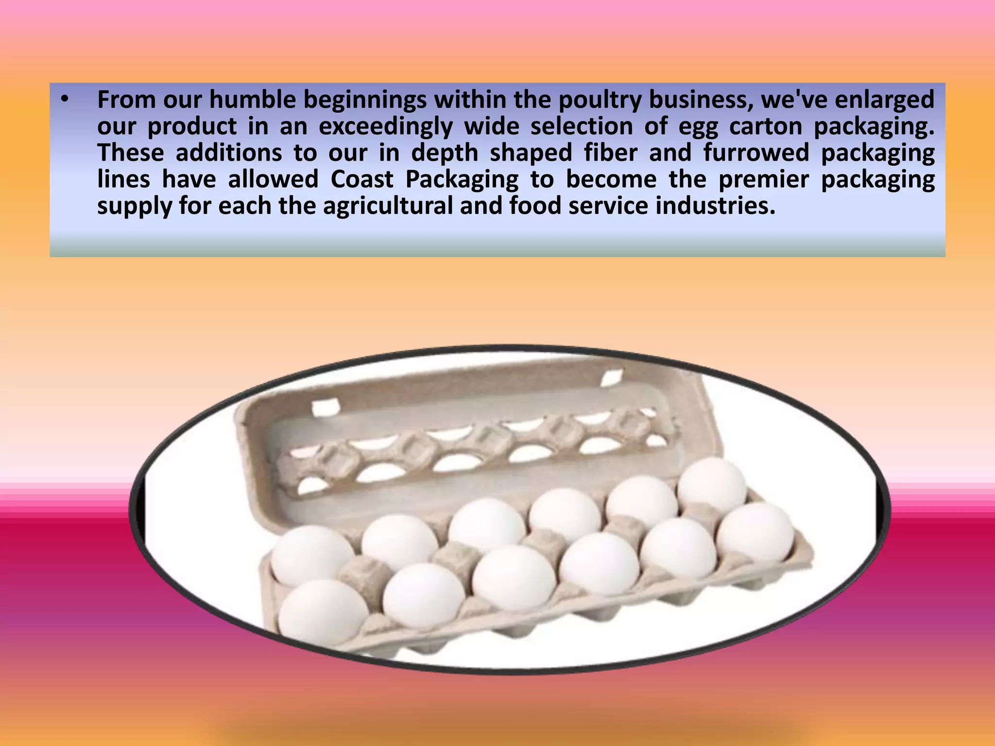 The variety of egg carton manufacturer | PPTX