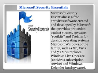 The Various Classes of Antivirus! | PPT