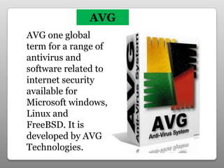 The Various Classes of Antivirus! | PPTX