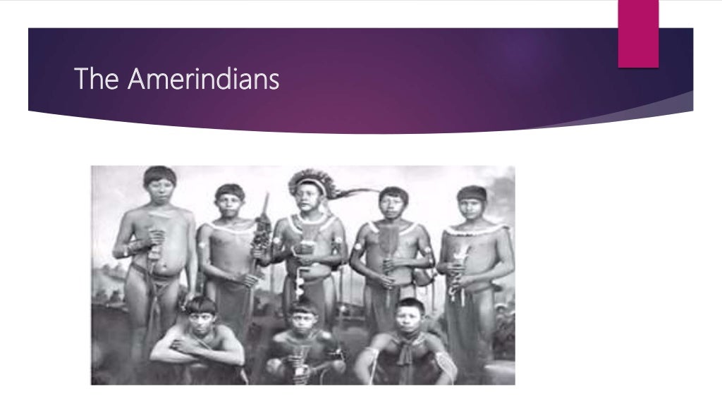 The various ethnic groups who came to Trinidad and Tobago