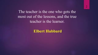 The Various Roles of the Teacher | PPTX