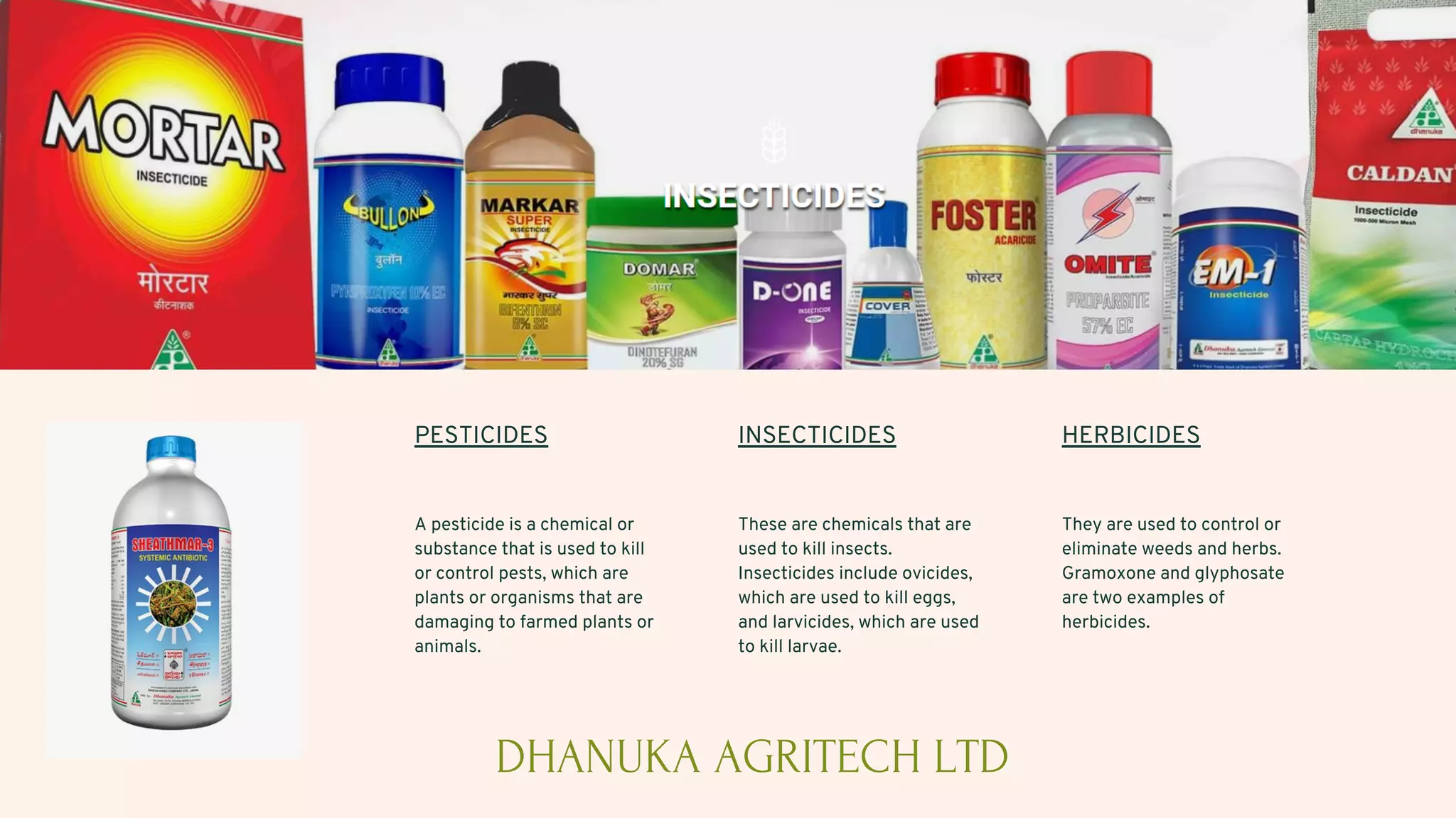 The various types of agrochemicals | PDF