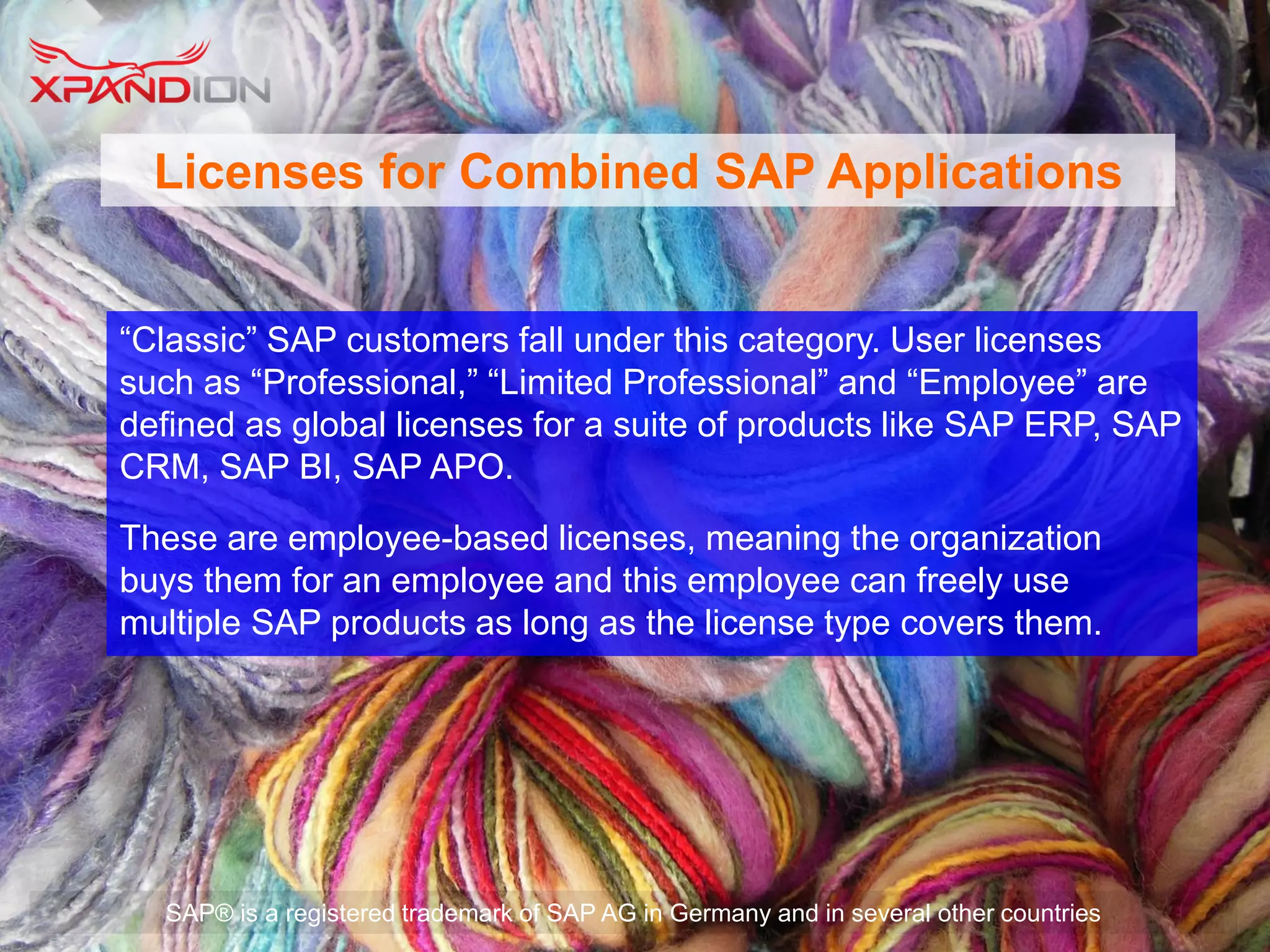 The Various Types of SAP Licenses | PDF
