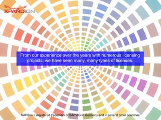 The Various Types of SAP Licenses | PDF