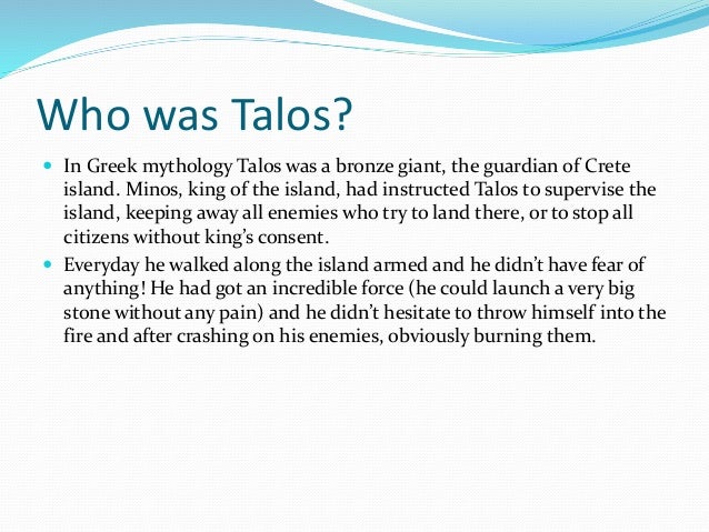 The vase of talos the legend
