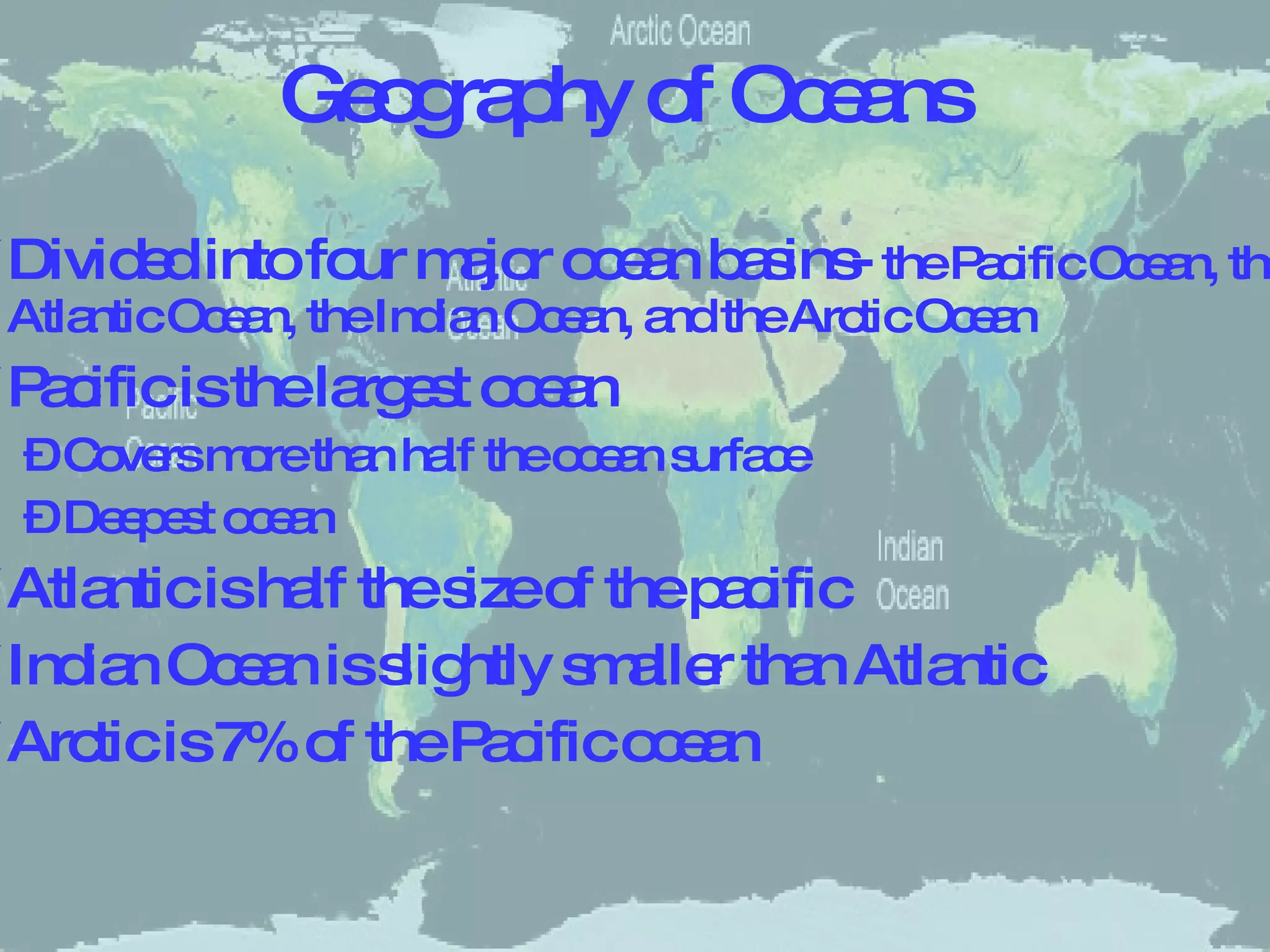 The vast world ocean | PPT