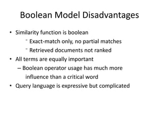The vector space model | PPTX