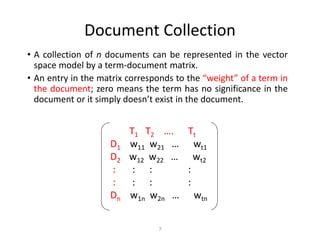 The vector space model | PPTX