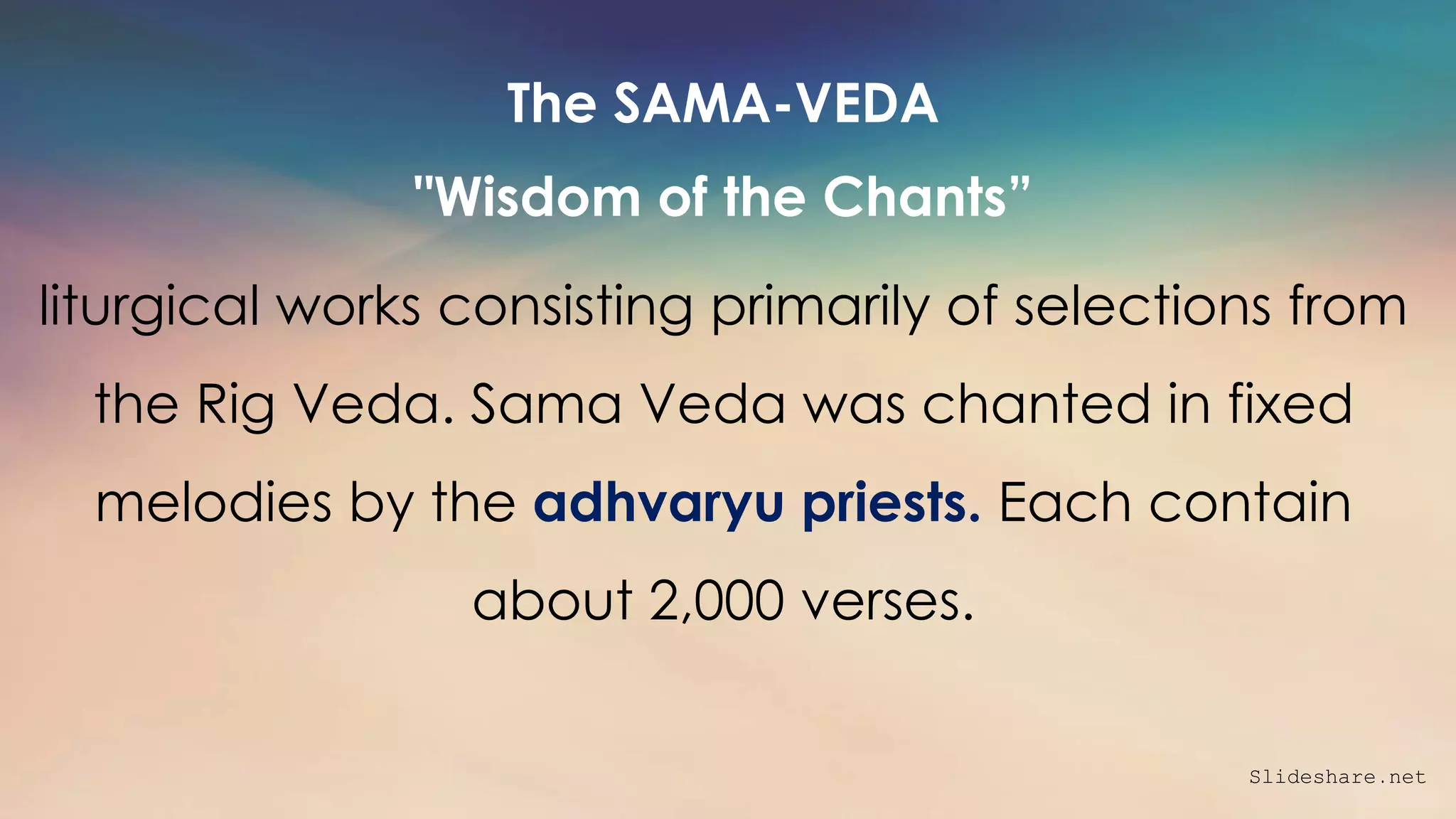 The Vedas | PPTX | Hinduism | Religion & Spirituality