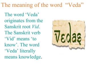 The vedic culture | PPT