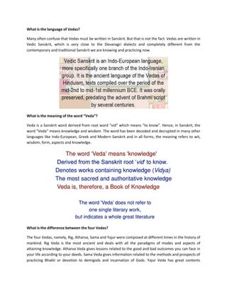 The Vedic Prologue | PDF