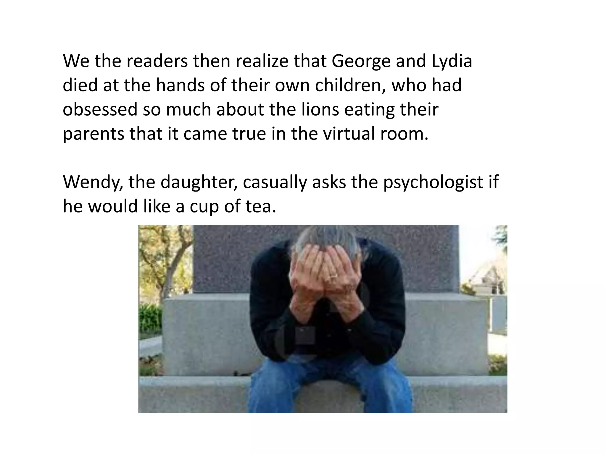 Photo Summary of "The Veldt," by Ray Bradbury | PPTX