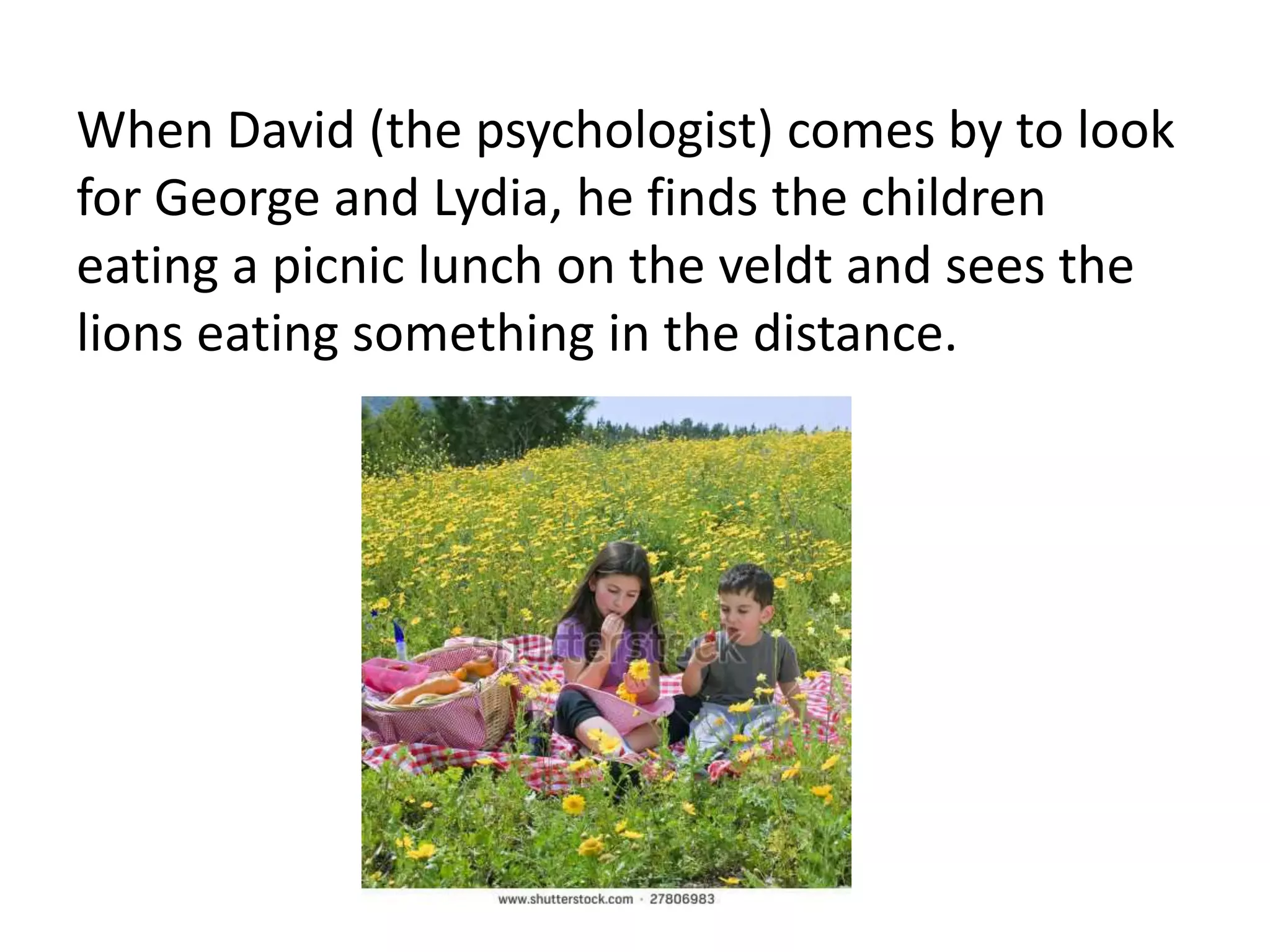 Photo Summary of "The Veldt," by Ray Bradbury | PPTX