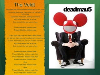 The veldt | PPTX