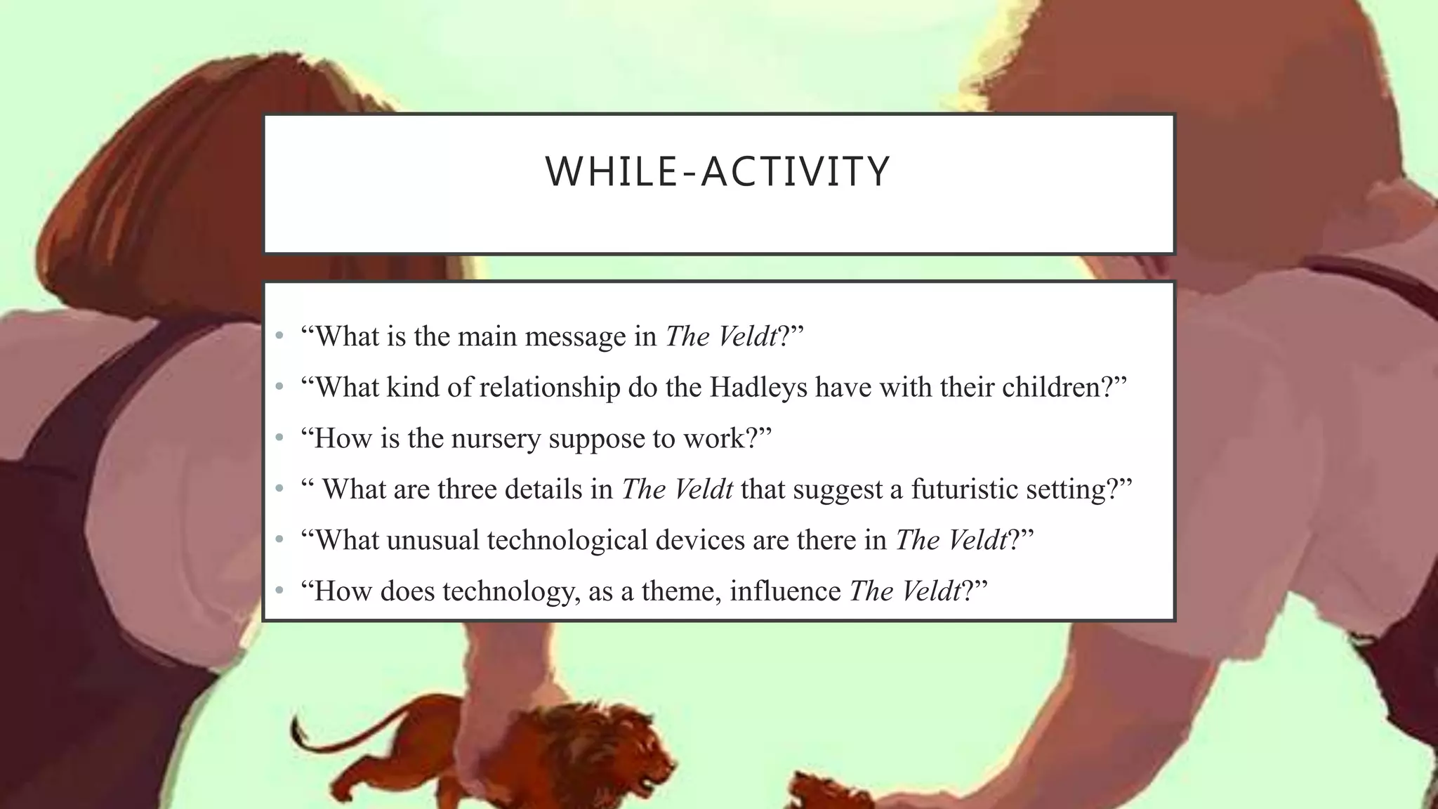 Lesson Plan The Veldt | PPTX