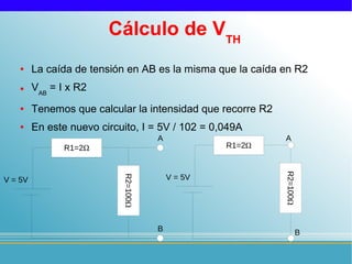 Cálculo de circuitos: Thévenin | ODP