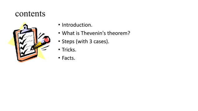 Introduction to Thevenin's theorem | PPTX | Computer Networking | Computing