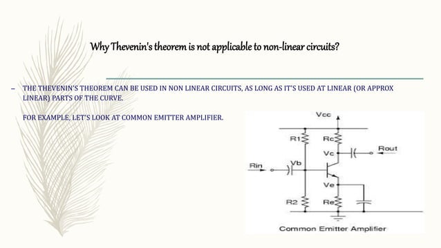 Thevenins Theorem Pptx Computer Networking Computing