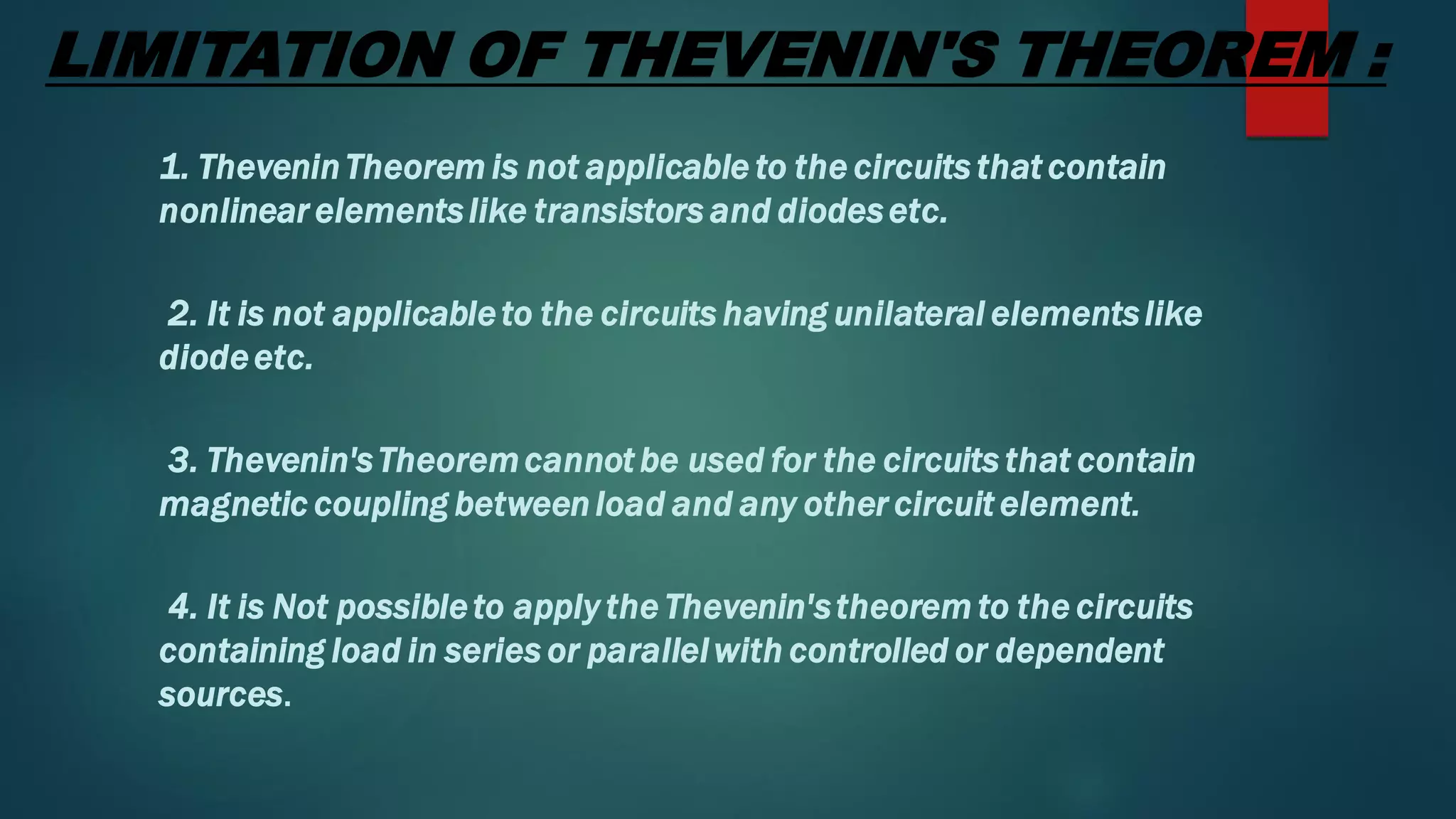 Thevenin's theorem | PDF