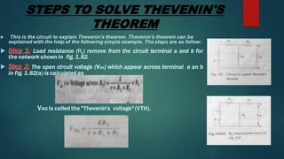 Thevenin's theorem | PDF