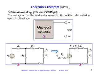 Thevenin's theorem and application | PDF | Computer Software and Applications | Computing