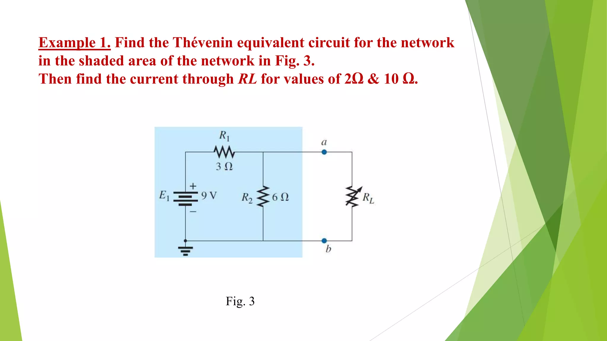 Thevenin theorem | PPTX