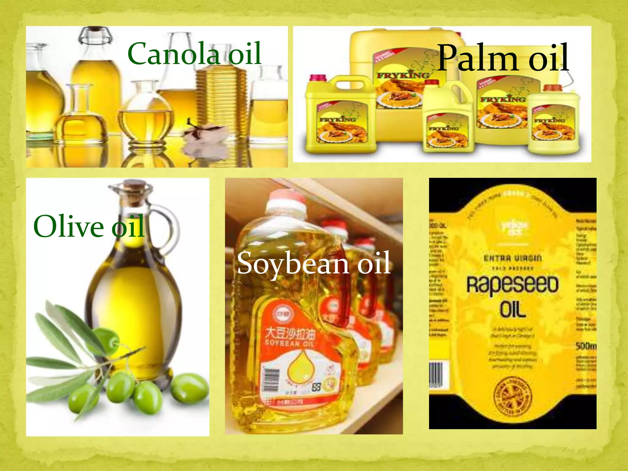 vegetable oil | PPTX