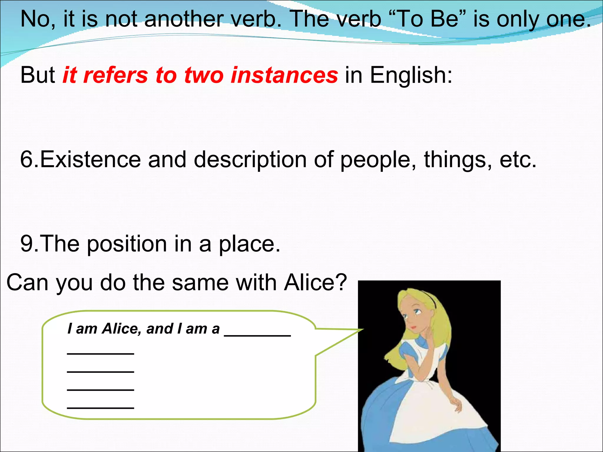 The verb to be | PPT
