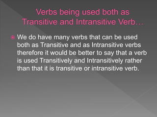 The verb (09 10-2018) | PPTX | Programming Languages | Computing