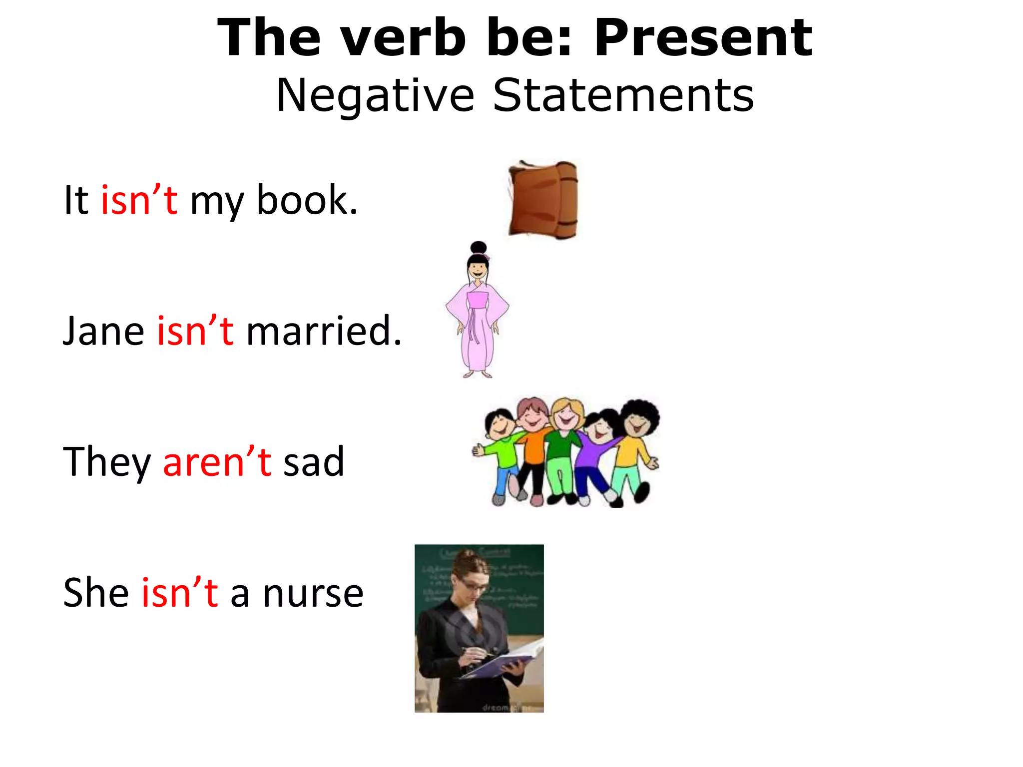 The verb be present and past | PPTX