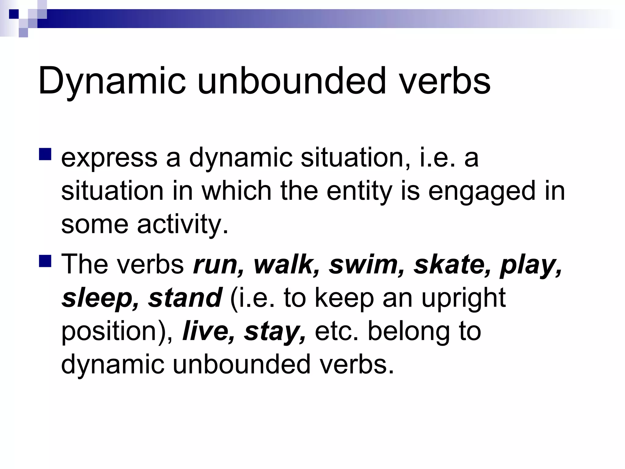 The verb classification | PPT