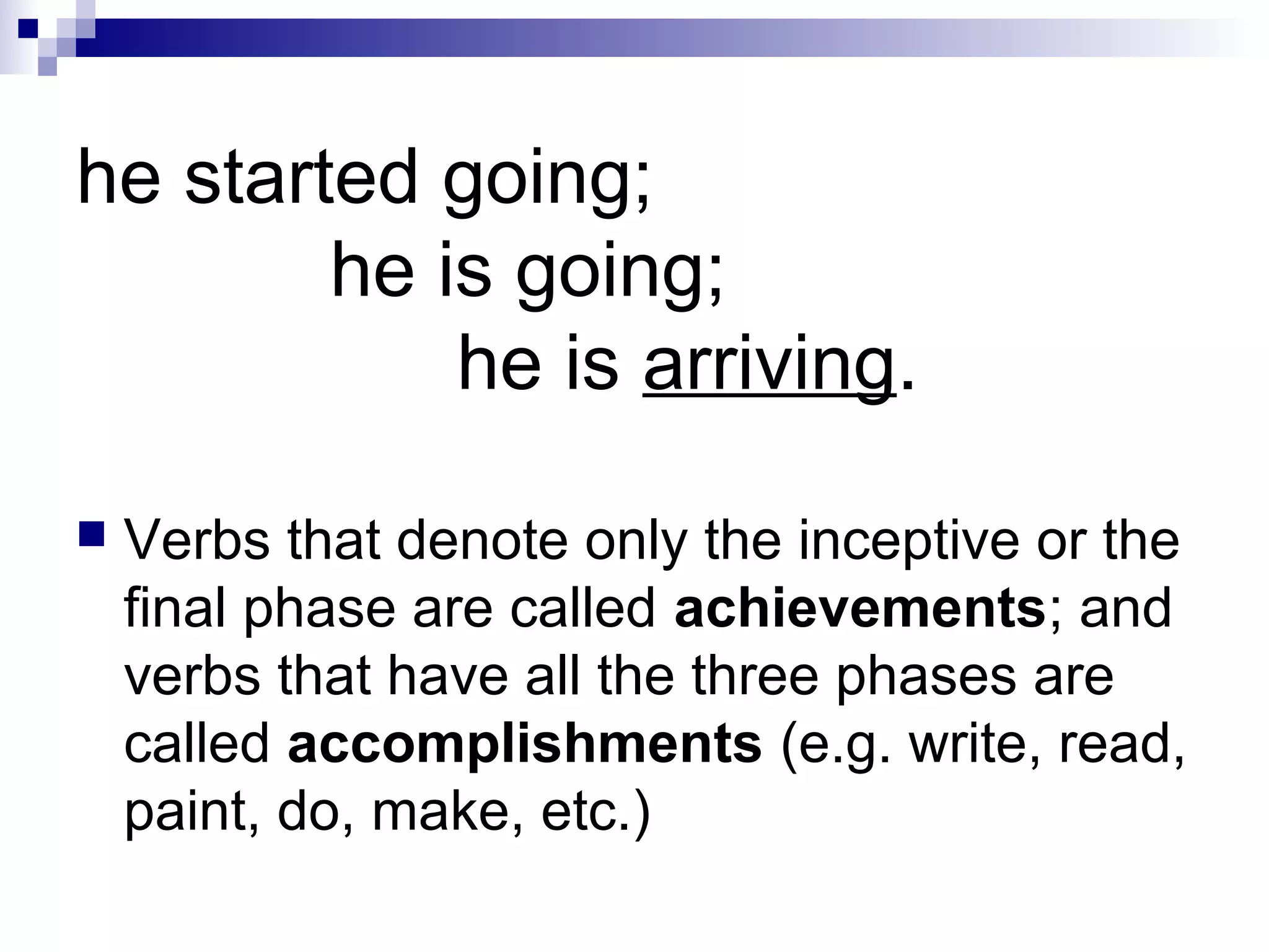 The verb classification | PPT