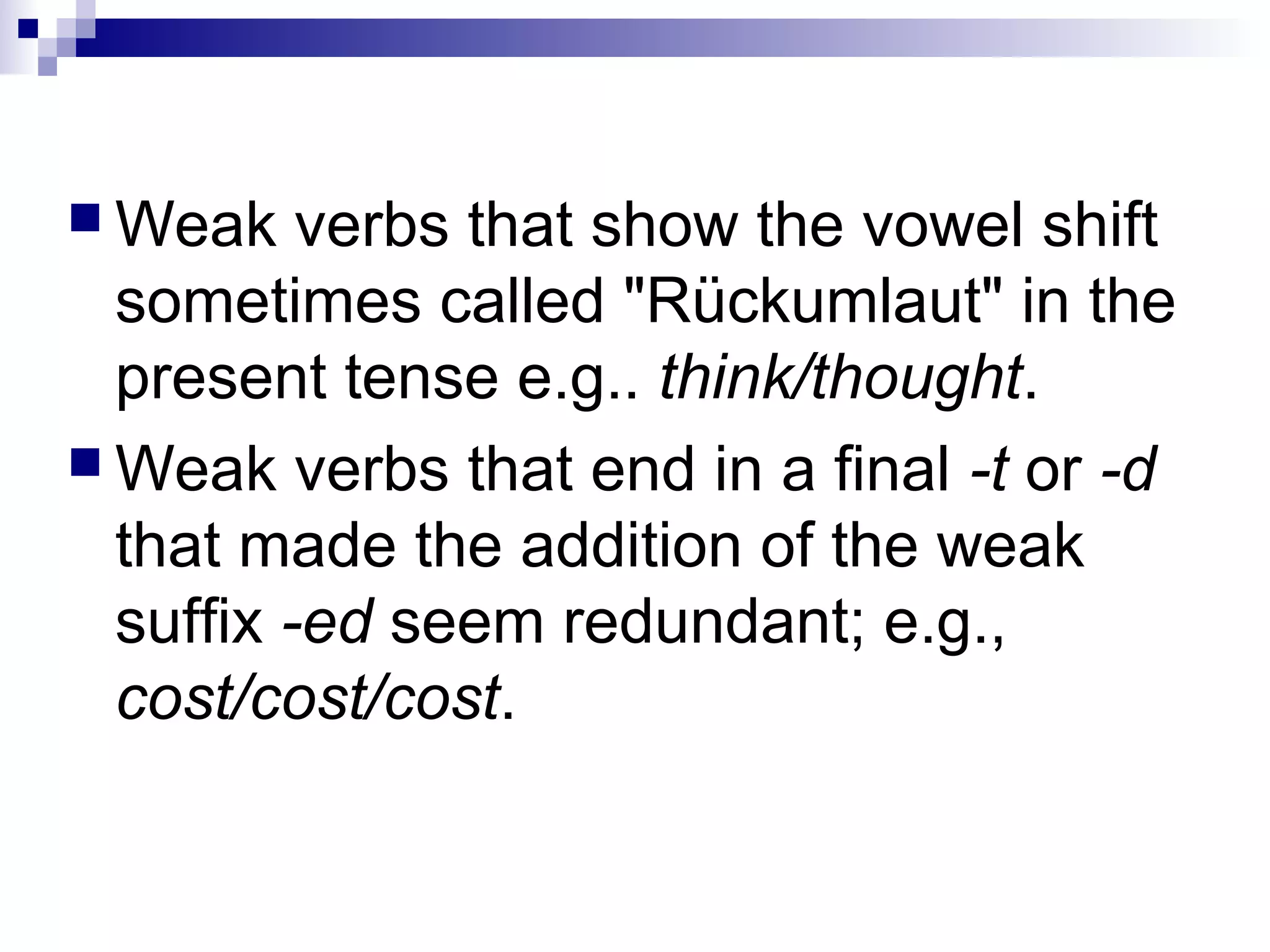 The verb classification | PPT