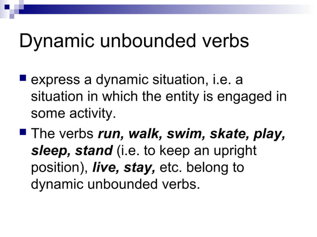 The verb classification | PPT