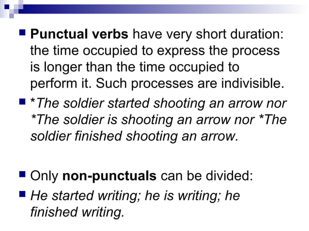 The verb classification | PPT