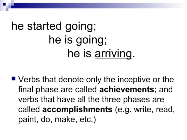 The verb classification | PPT