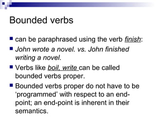 The verb classification | PPT