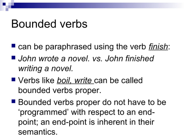 The verb classification | PPT