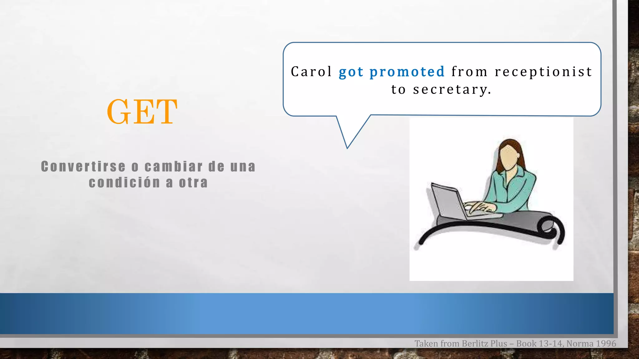 The verb get | PPTX