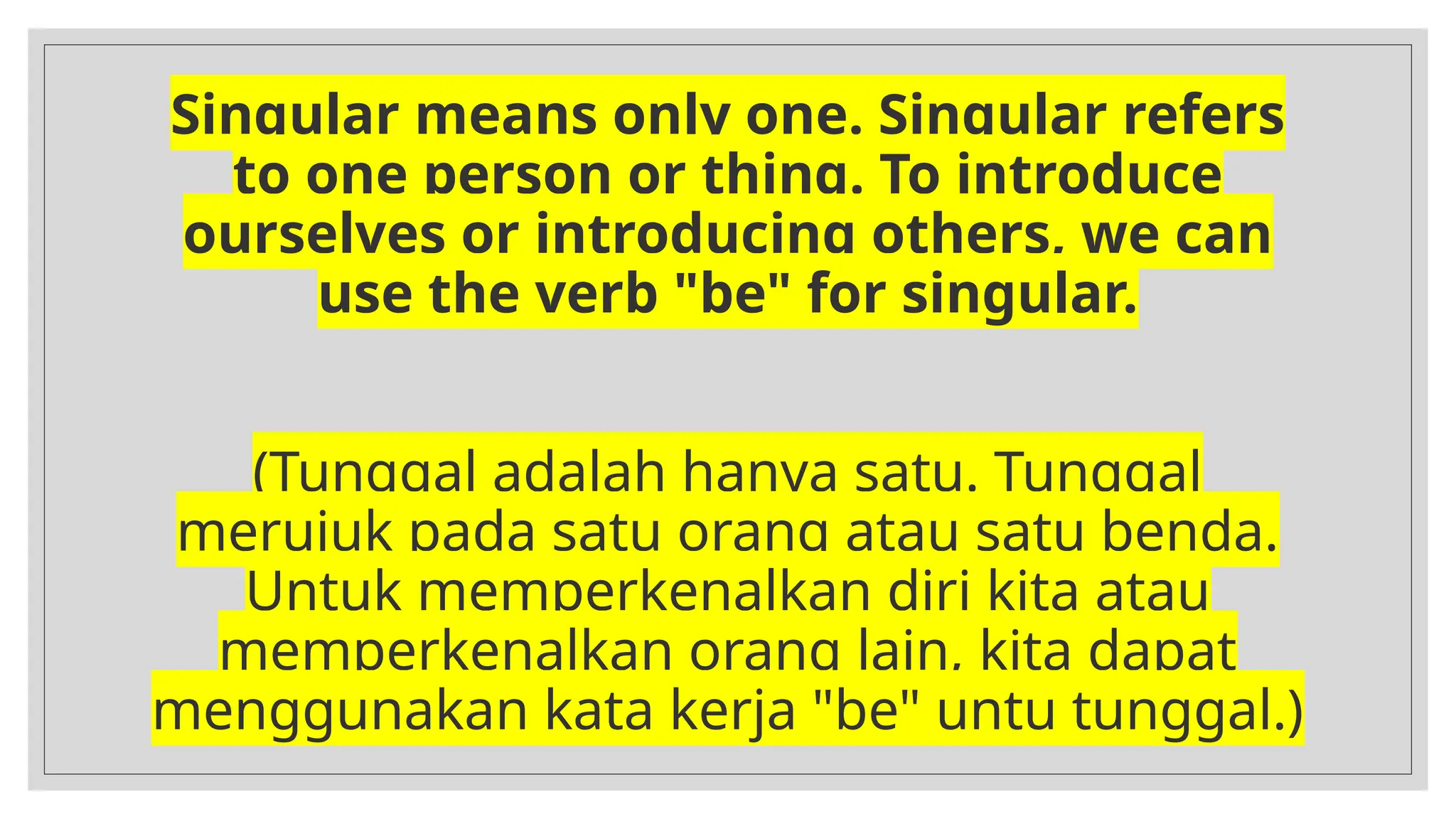 modul ajar verb of be (tense) untuk tingkat sltp | PPTX