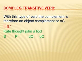 The verb phrase | PPTX