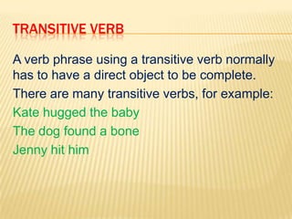 The verb phrase | PPTX