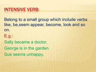 The verb phrase | PPTX