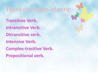 The verb phrase-3 | PPTX