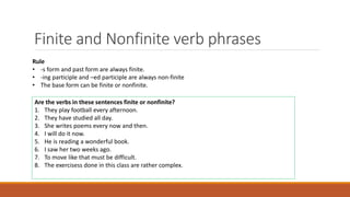 The verb phrase | PPTX