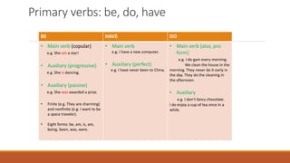 The verb phrase | PPTX
