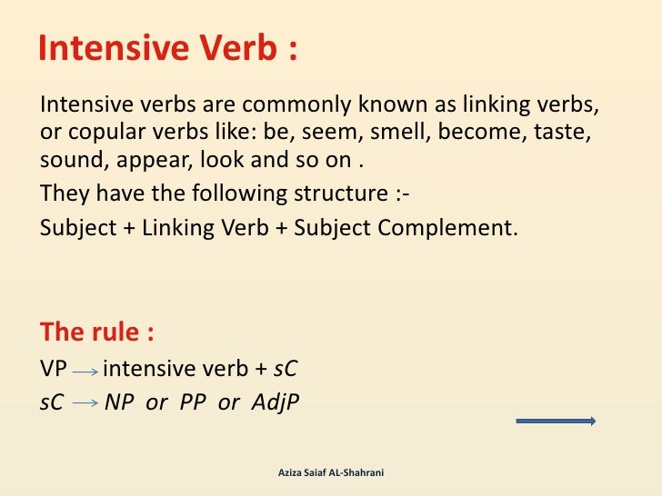 The verb phrase by aziza saiaf al shahrani - 0879206 __ syntax 334 l…